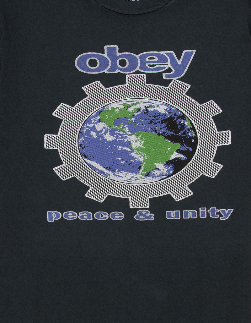 OBEY Peace & Unity Mens Tee - BLACK | Tillys