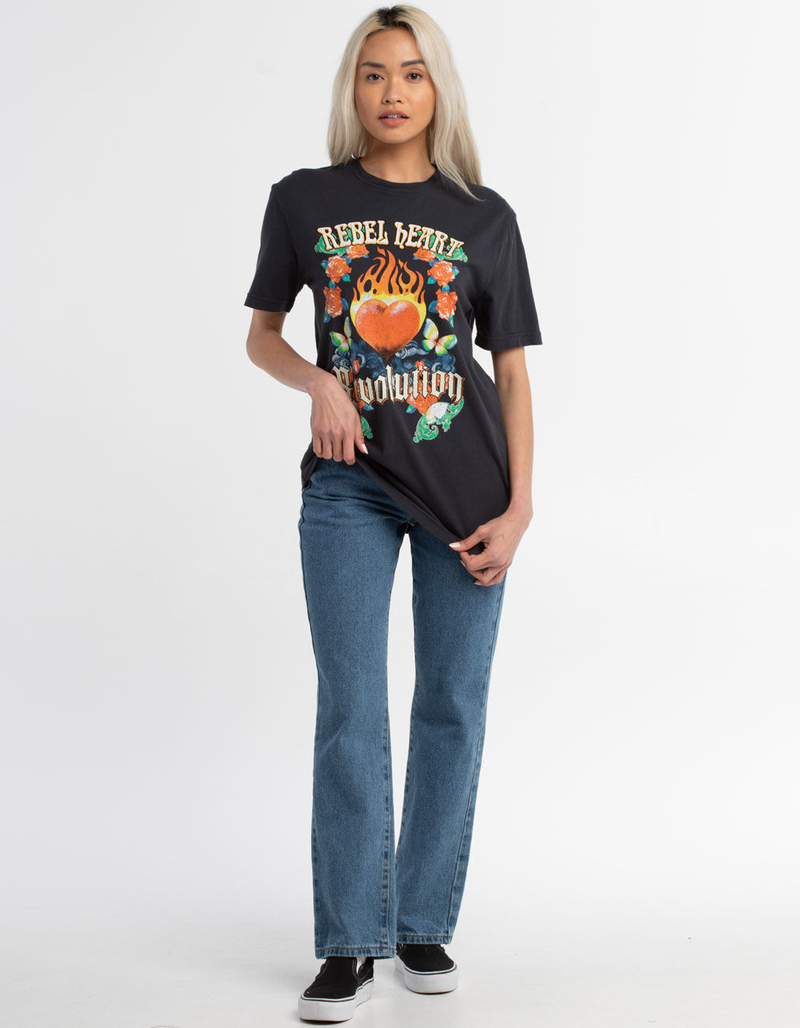 FULL TILT Revolution Womens Oversized Tee - BLACK | Tillys