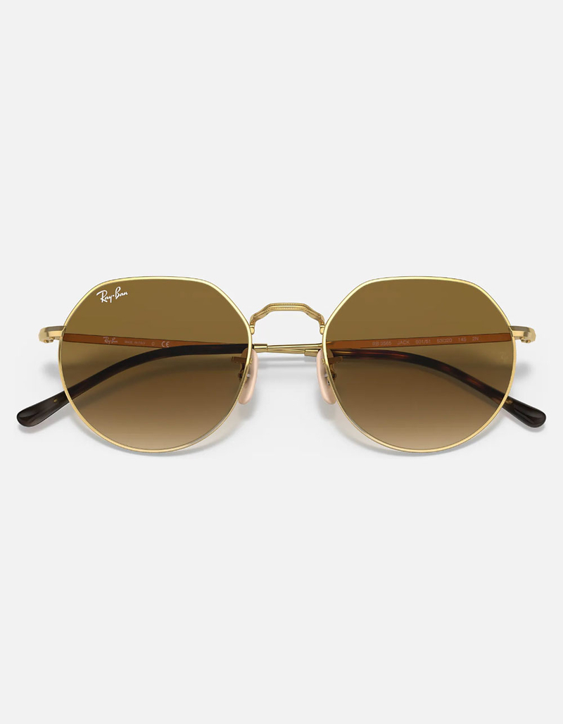 RAY-BAN Jack Sunglasses - GOLD - ONE SIZE | Tillys