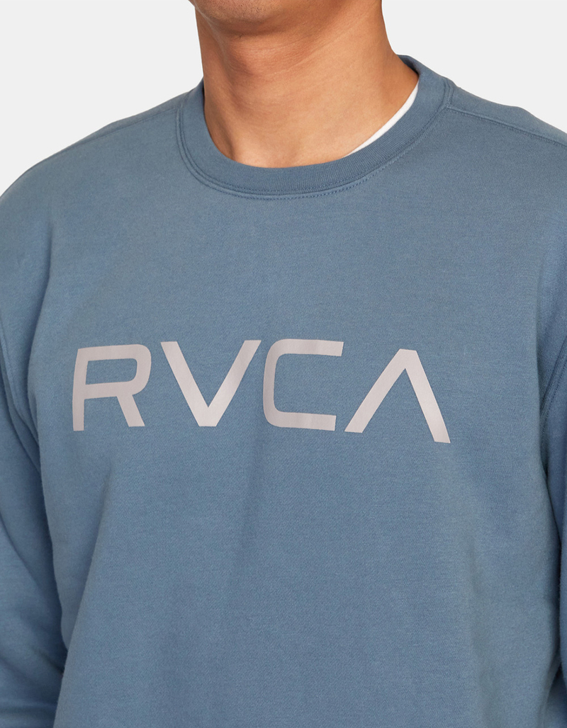 RVCA Big RVCA Mens Crewneck Sweatshirt - BLUE - L | Tillys