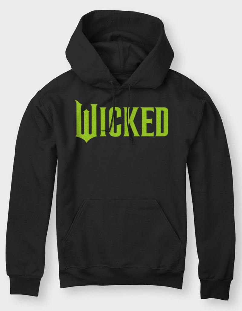 WICKED Green Logo Unisex Hoodie - BLACK | Tillys