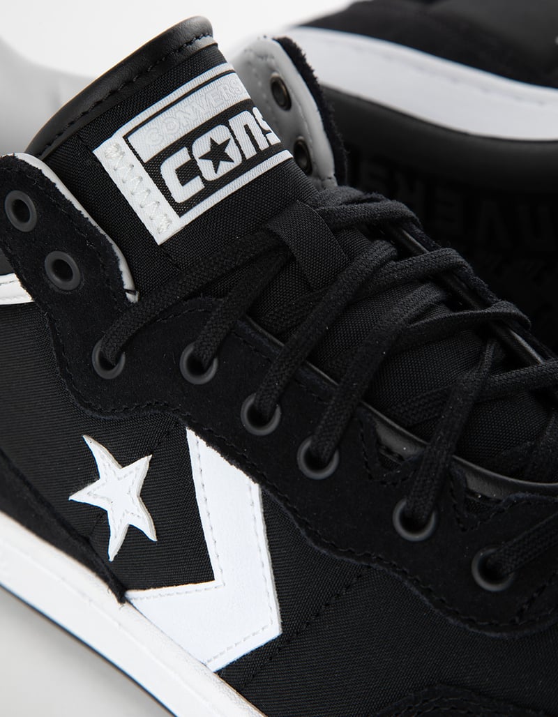 CONVERSE Fastbreak Pro Mid Skate Shoes - BLK/WHT - M5.5/W7 | Tillys