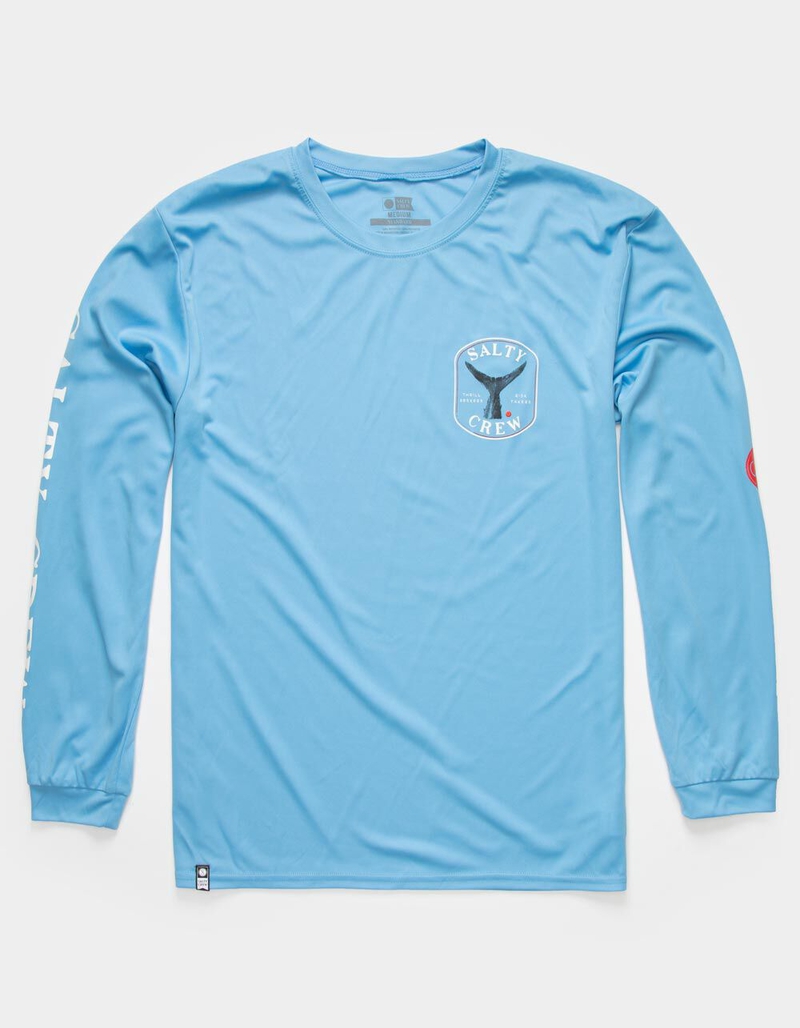 SALTY CREW Fishstone Mens Rash Guard - LIGHT BLUE - XL | Tillys
