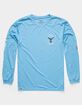 SALTY CREW Fishstone Mens Rash Guard - LIGHT BLUE - XL | Tillys