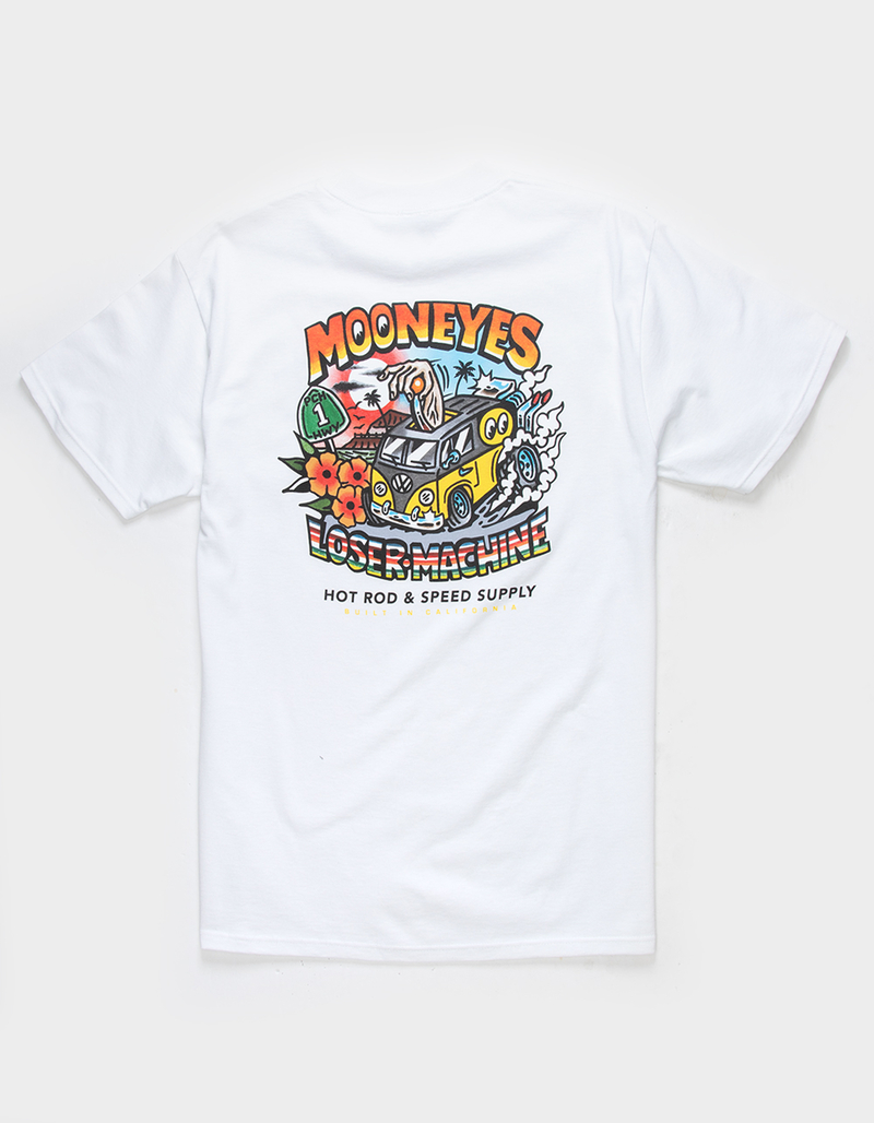 LOSER MACHINE x Mooneyes Pacific Coast Highway Mens Tee - WHITE | Tillys