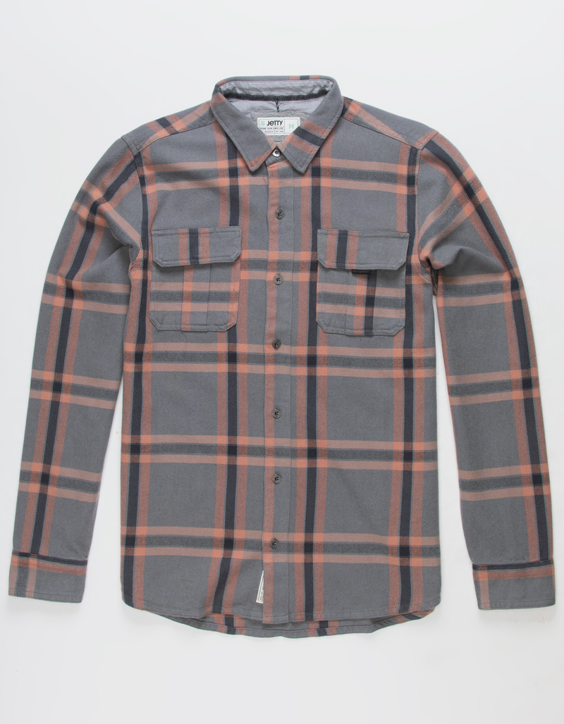 JETTY Arbor Mens Flannel - MAUVE - XXL | Tillys