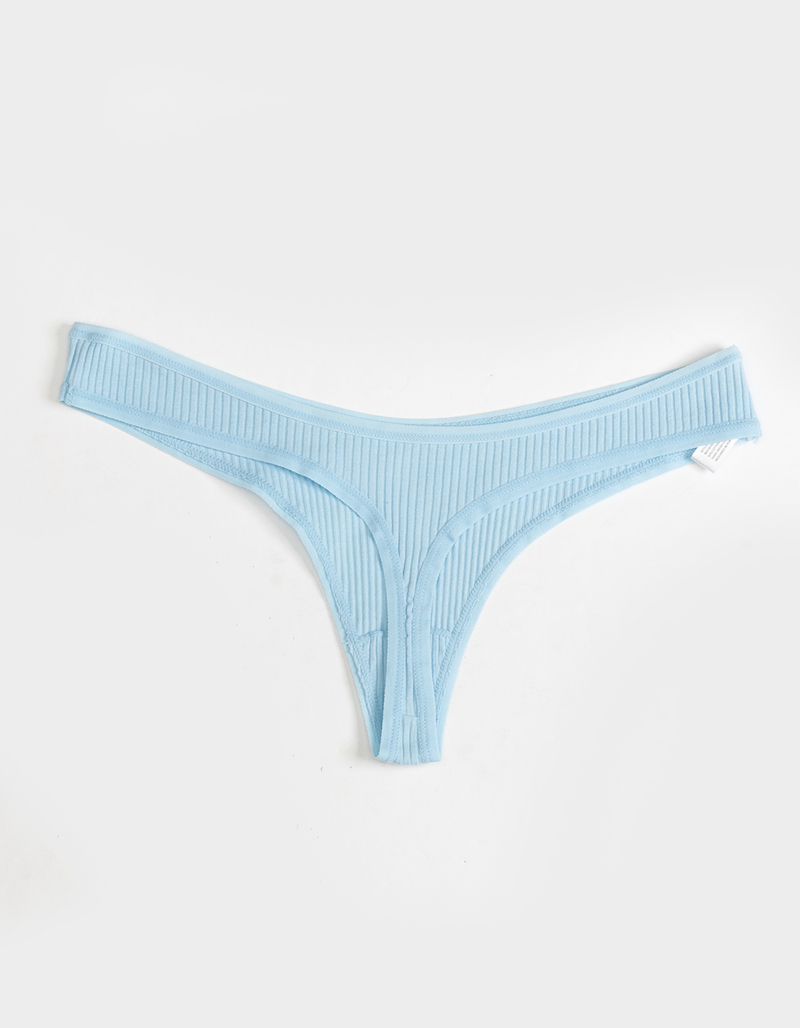 SKY & SPARROW High Leg Thong - SKY BLUE - XL | Tillys