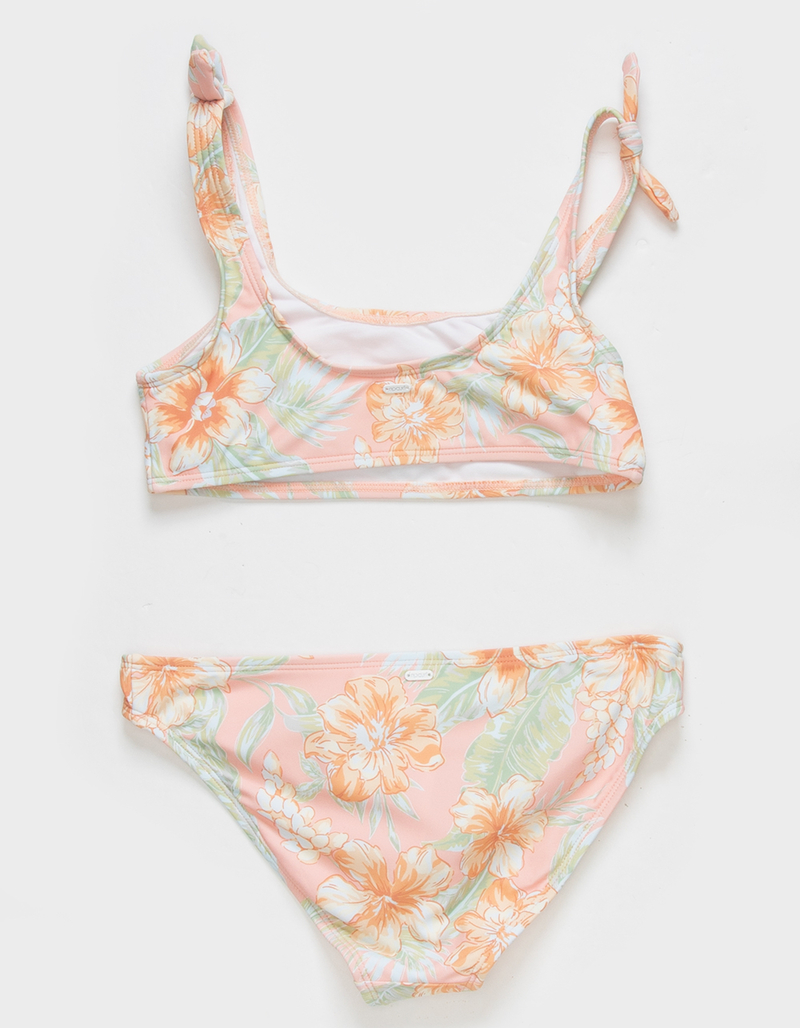 RIP CURL Always Summer Girls Bralette Bikini Set - PINK COMBO | Tillys