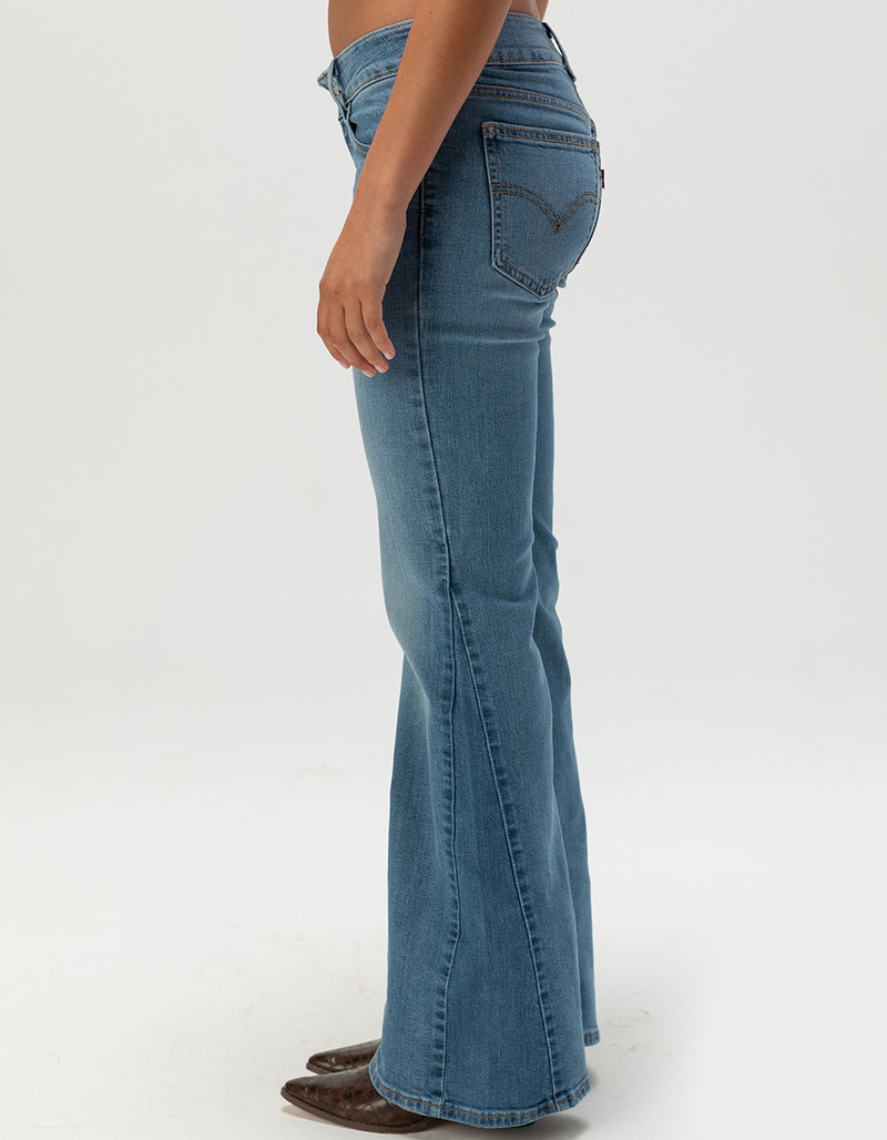 LEVI'S Superlow Flare Womens Jeans - Rough Shot - MEDIUM INDIGO - 25 | Tillys