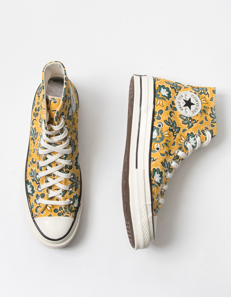 CONVERSE Culture Prints Chuck 70 Womens Shoes - YELLOW - 5 | Tillys