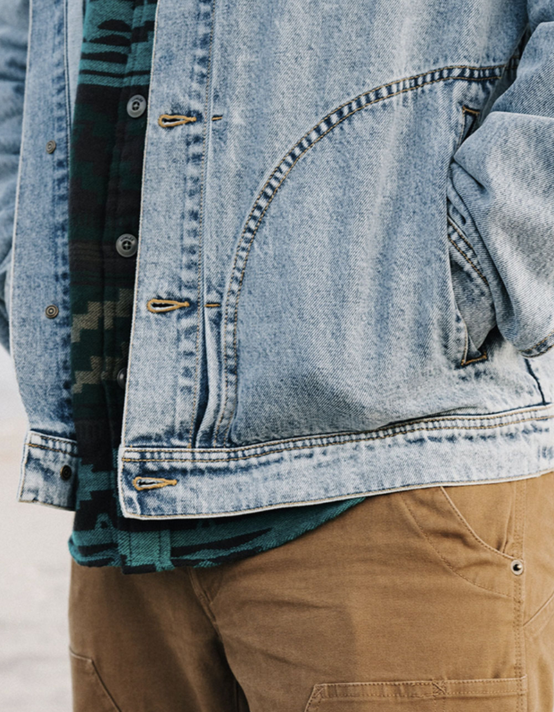 HOWLER BROTHERS Denim Depot Mens Jacket - LIGHT WASH | Tillys