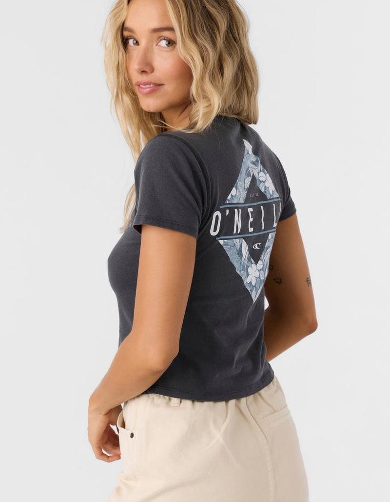 O'NEILL Palm Meadow Womens Skimmer Tee - WASHED BLACK - XXL | Tillys