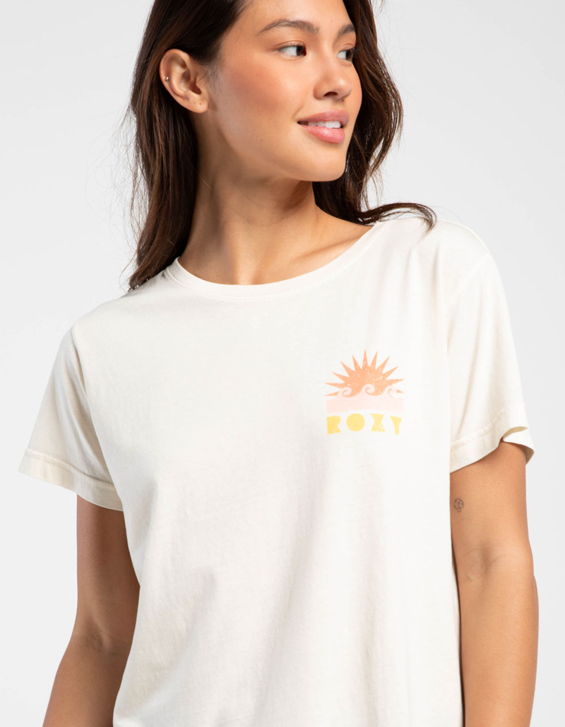ROXY Sun Block Womens Tee - OFF WHITE - L | Tillys