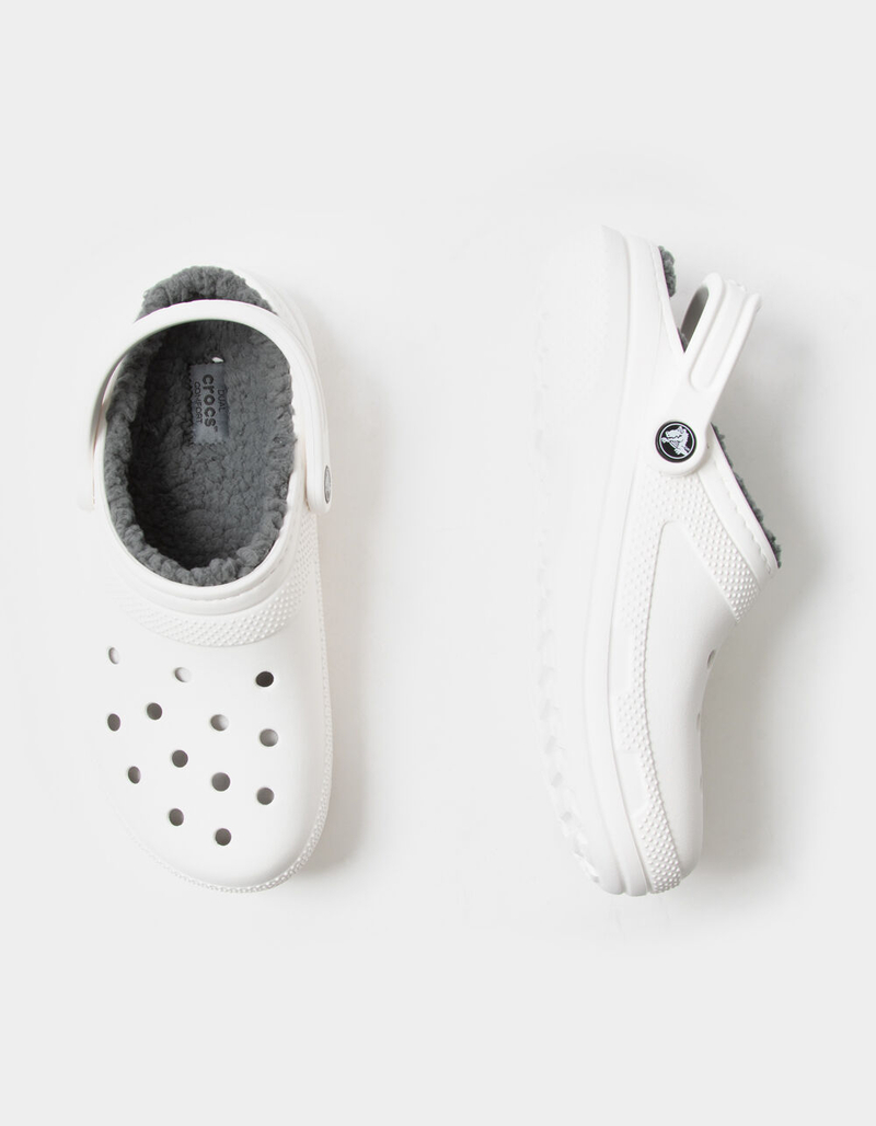 CROCS Classic Lined Womens Clogs - WHITE - 6 | Tillys