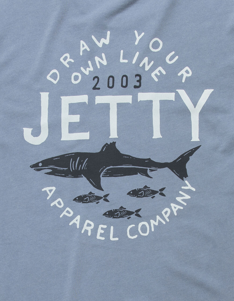 JETTY Chomped Mens Tee - HTHR BLUE - XXL | Tillys