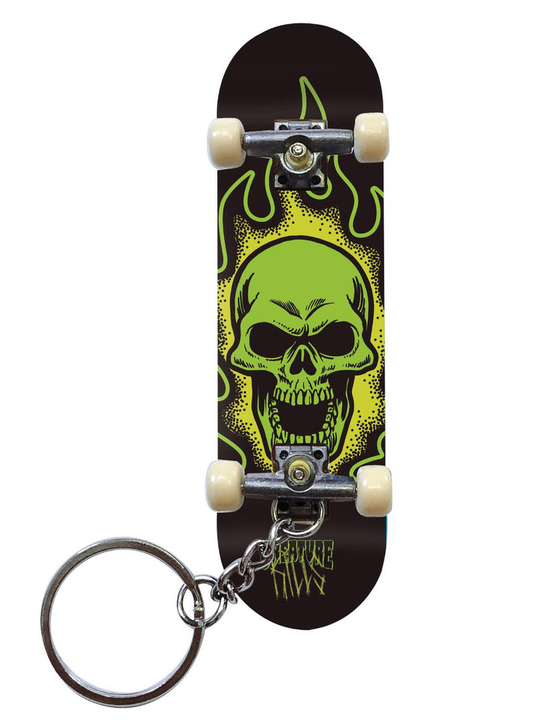 CREATURE Bonehead Fingerboard Keychain - Black Green - ONE SIZE | Tillys