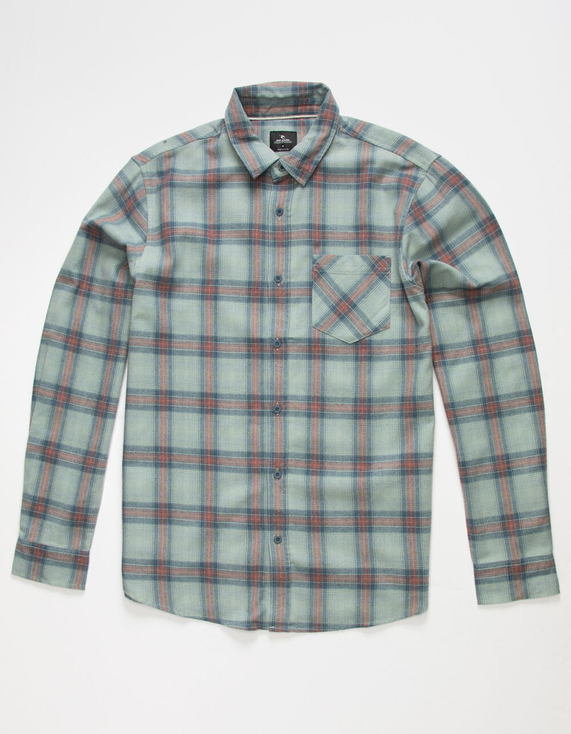 RIP CURL Fielding Mens Flannel - BLUE - S | Tillys