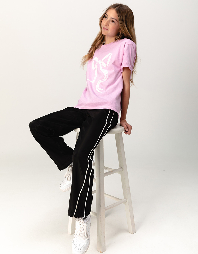 FULL TILT Girls Track Pants - BLACK COMBO | Tillys