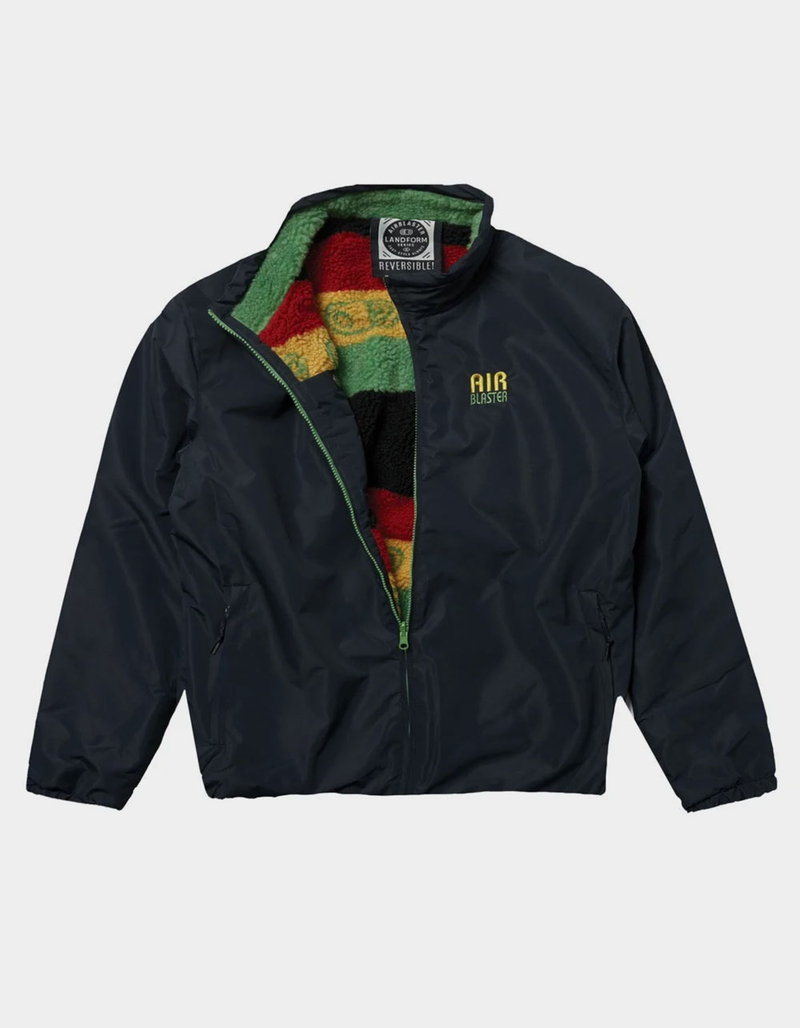 AIRBLASTER Double Puff Mens Snow Jacket - RASTA - M | Tillys