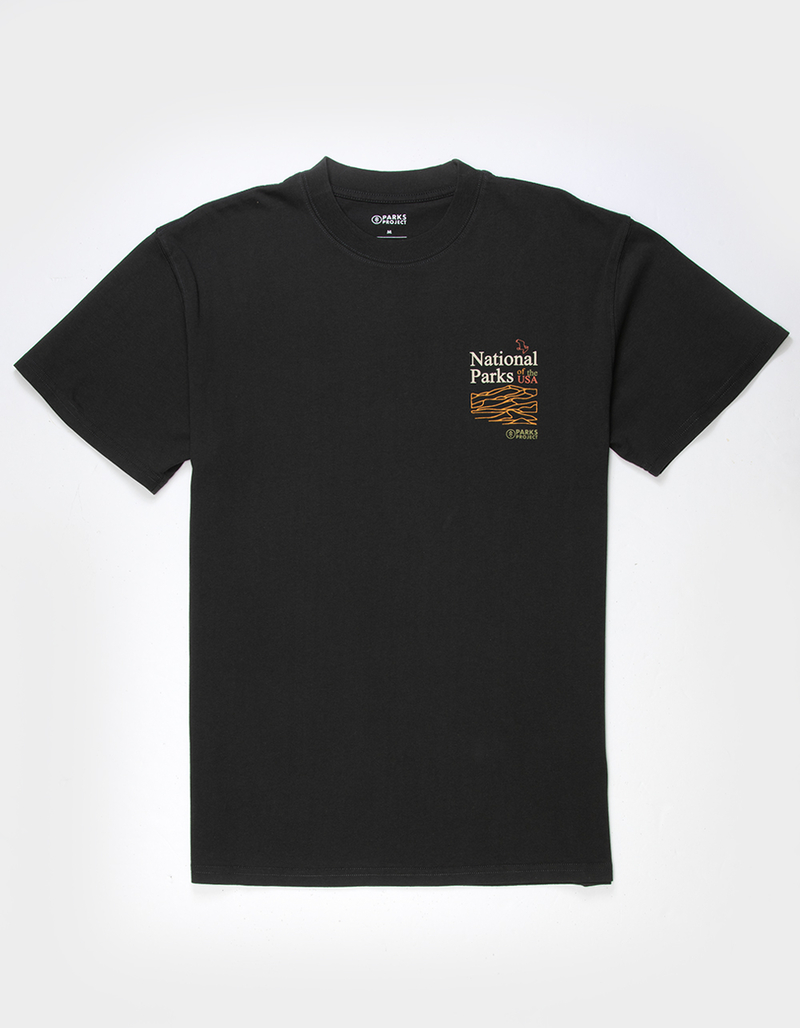 PARKS PROJECT National Parks Outline Checklist Mens Tee - BLACK | Tillys