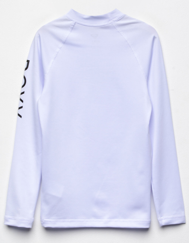 ROXY Whole Hearted Girls Rash Guard - WHITE - S | Tillys