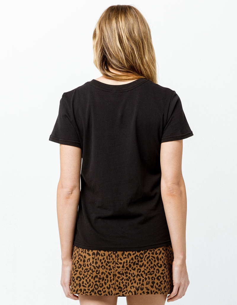 FULL TILT Essentials Solid Black Womens Tee - BLACK - XL | Tillys