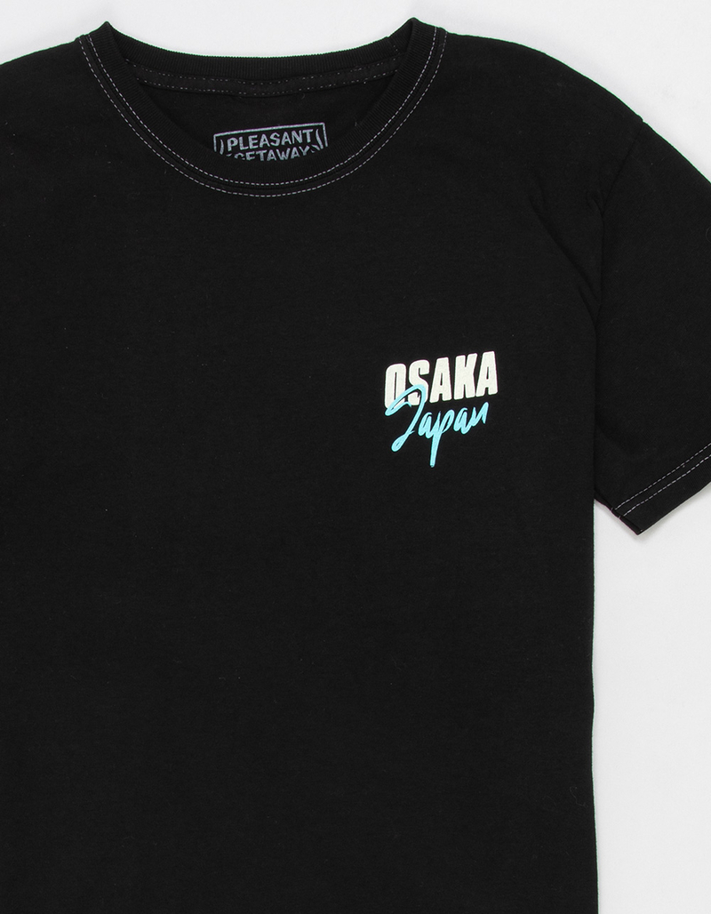 PLEASANT GETAWAY Osaka Boys Tee - BLACK - L | Tillys