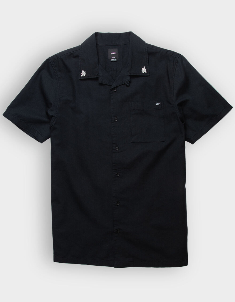 VANS Malone Mens Button Up Shirt - BLACK | Tillys