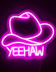 Yeehaw Cowboy Hat Neon Sign - PINK - ONE SIZE | Tillys