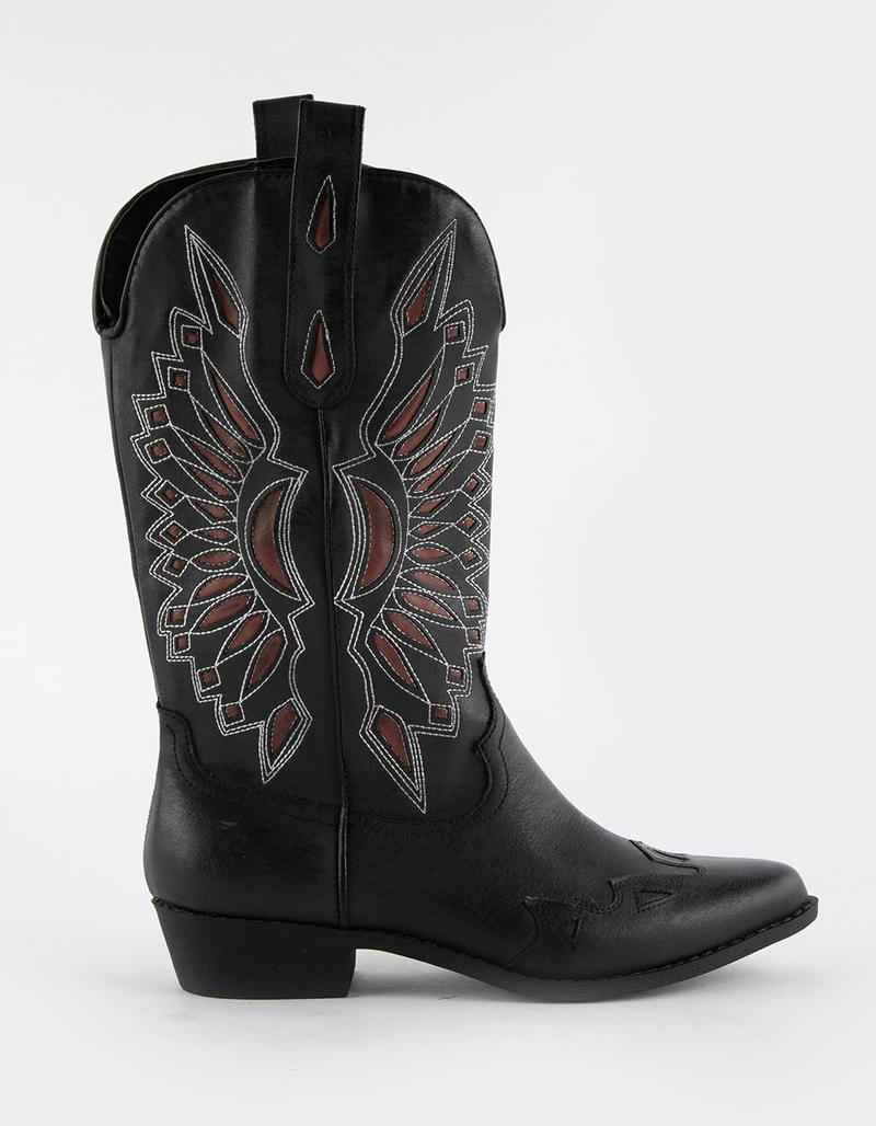 COCONUTS by Matisse Bandera Womens Western Boots - BLK/RED | Tillys