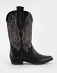 COCONUTS by Matisse Bandera Womens Western Boots - BLK/RED | Tillys