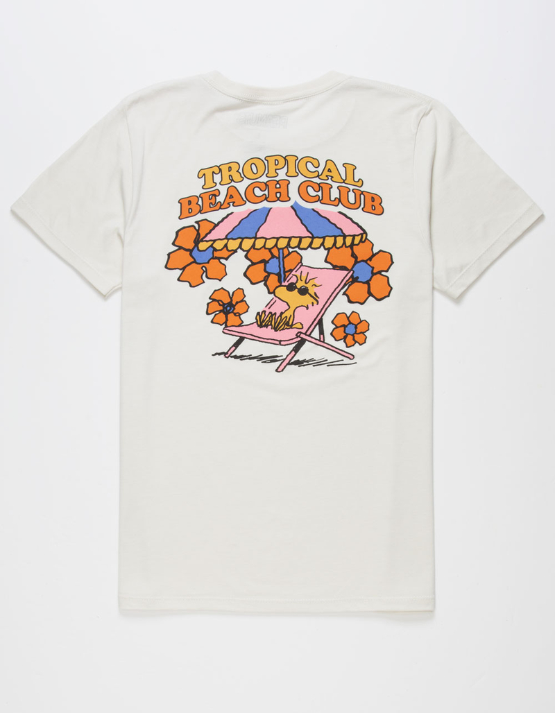 PEANUTS Tropical Beach Club Boys Tee - NATURAL | Tillys