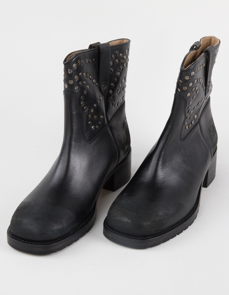 FREE PEOPLE Harmony Womens Studded Ankle Boots - BLACK - 9.5 | Tillys
