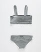 BILLABONG Rad Wave Girls Bikini Set - BLACK/WHITE - 7 | Tillys