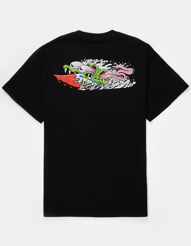 SANTA CRUZ Meek Concrete Slasher Mens Tee - BLACK | Tillys