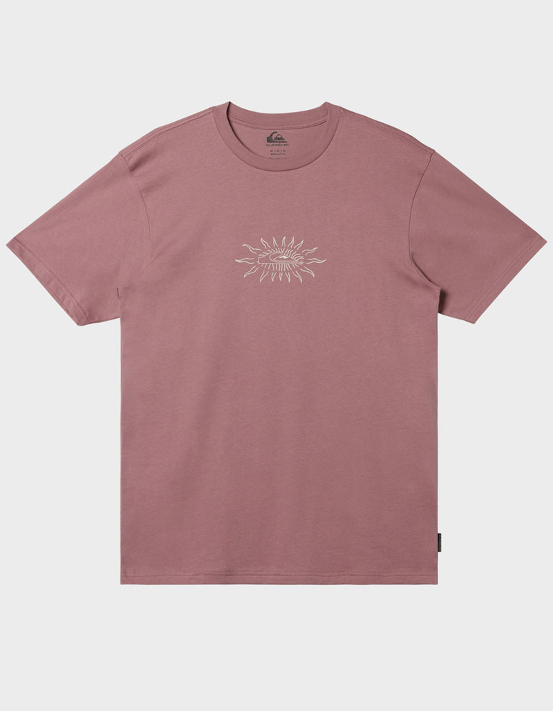 QUIKSILVER Sun Flare Mens Tee - WHITE/HT PINK - S | Tillys