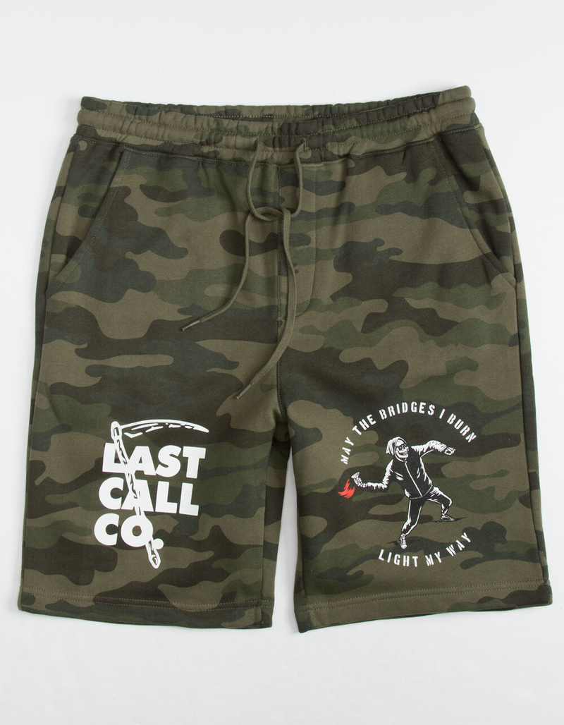 LAST CALL CO. Bridges Mens Sweat Shorts - CAMO | Tillys