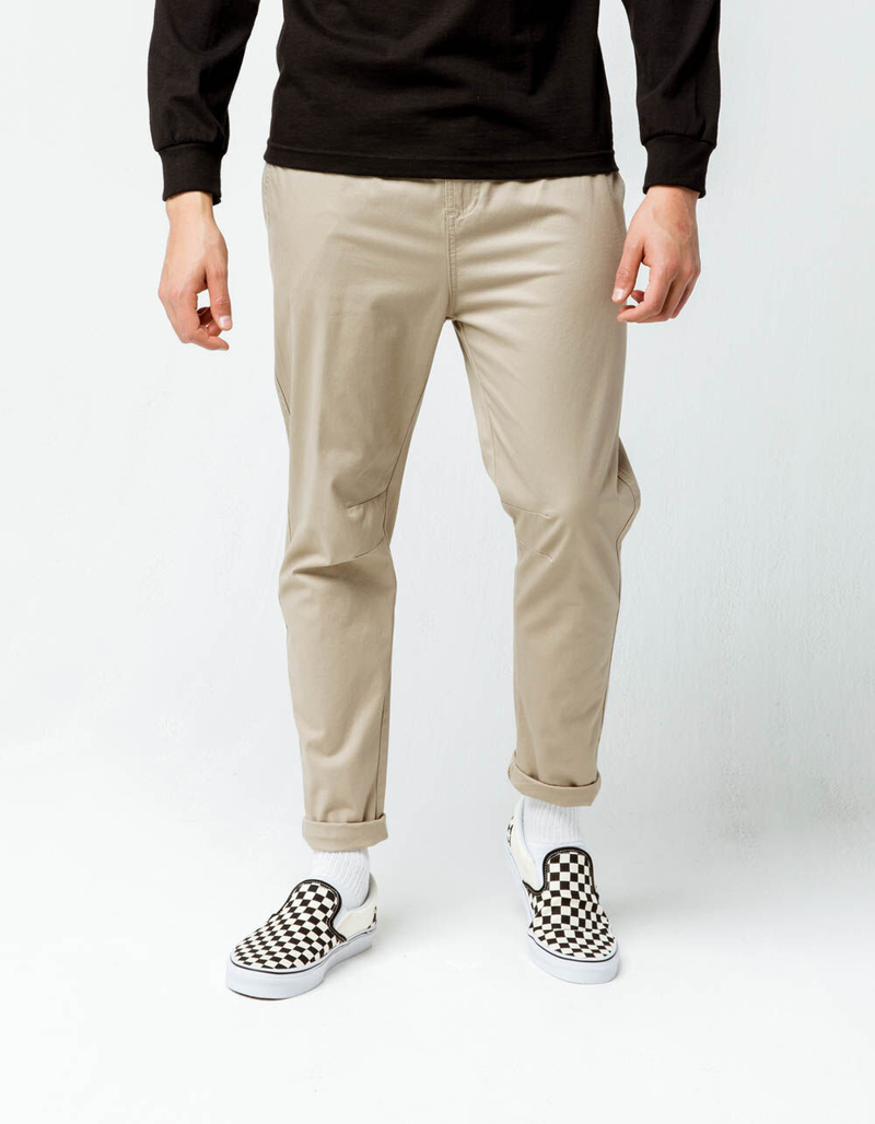 CYA Rolled Hem Sand Mens Jogger Pants - SAND - L | Tillys