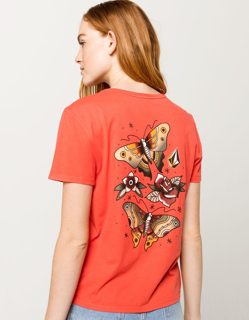 VOLCOM Move On Up Womens Tee - RED - M | Tillys