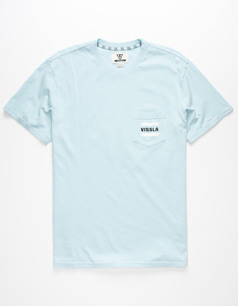 VISSLA Diamond Head Mens Pocket Tee - LIGHT BLUE - XL | Tillys