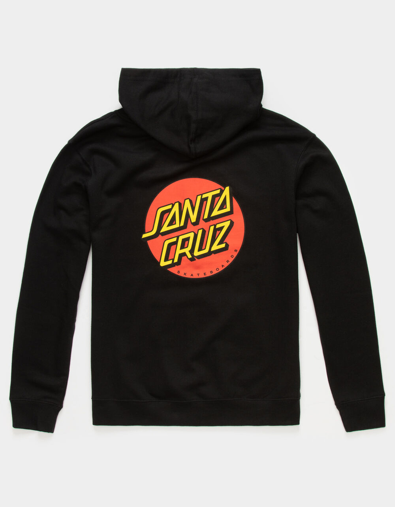 SANTA CRUZ Classic Dot Boys Zip Hoodie - BLACK - L | Tillys