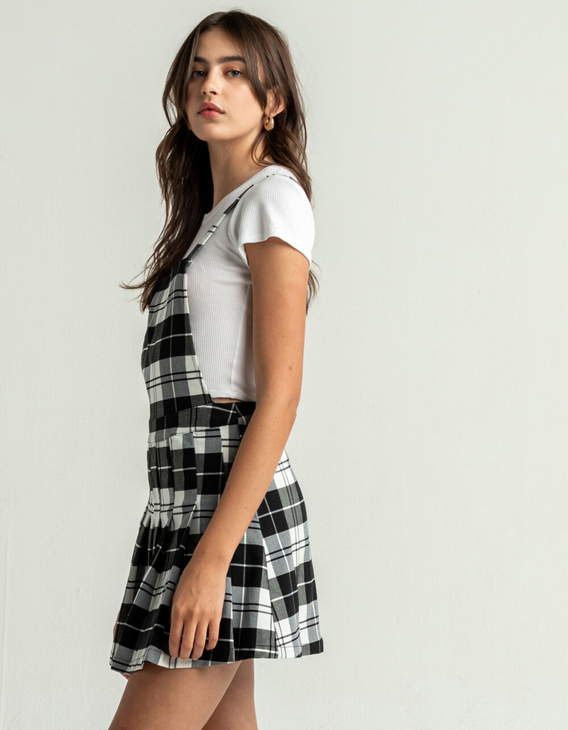 LOVE TREE Plaid Dress - BLACK/WHITE | Tillys