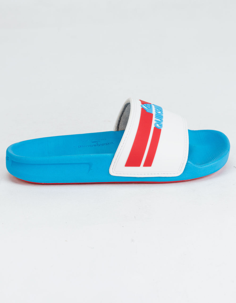 QUIKSILVER Rivi Boys Slide Sandals - RED/WHITE/BLUE - 4 | Tillys
