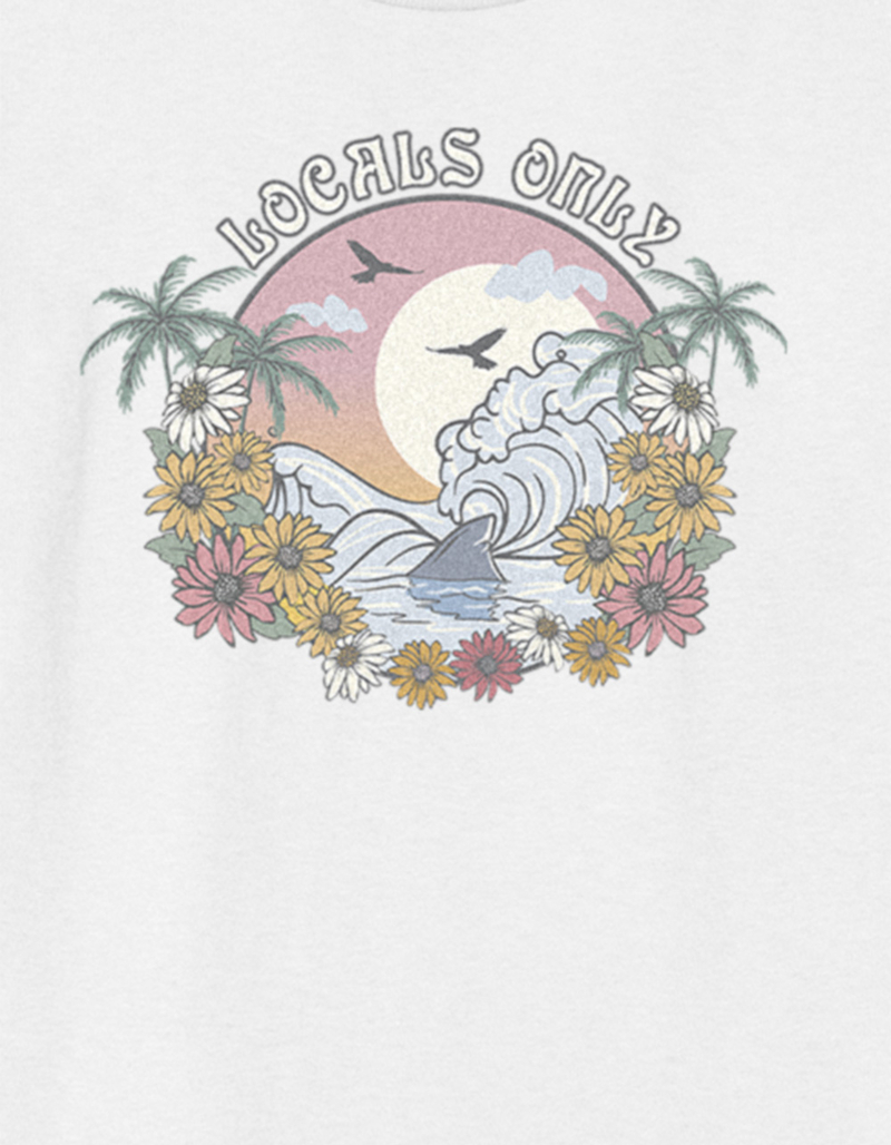 BEACH Locals Only Shark Unisex Kids Tee - WHITE - XL | Tillys
