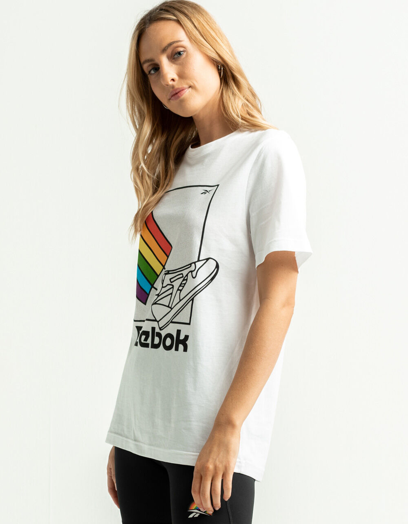 REEBOK Pride Womens Oversized Tee - WHITE - S | Tillys
