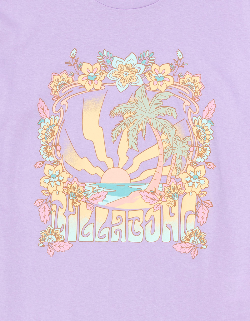 BILLABONG Sun Dial Girls Boyfriend Tee - LILAC - M | Tillys