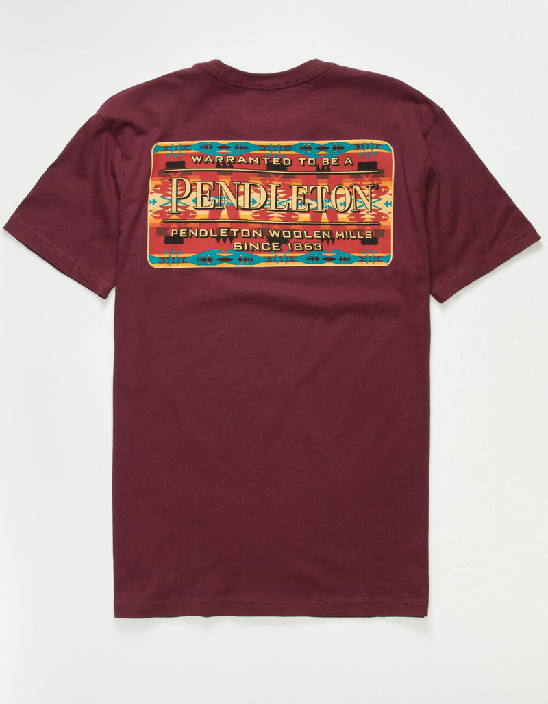 PENDLETON Tucson Saddle Rec Mens T-Shirt - BURGUNDY - XXL | Tillys