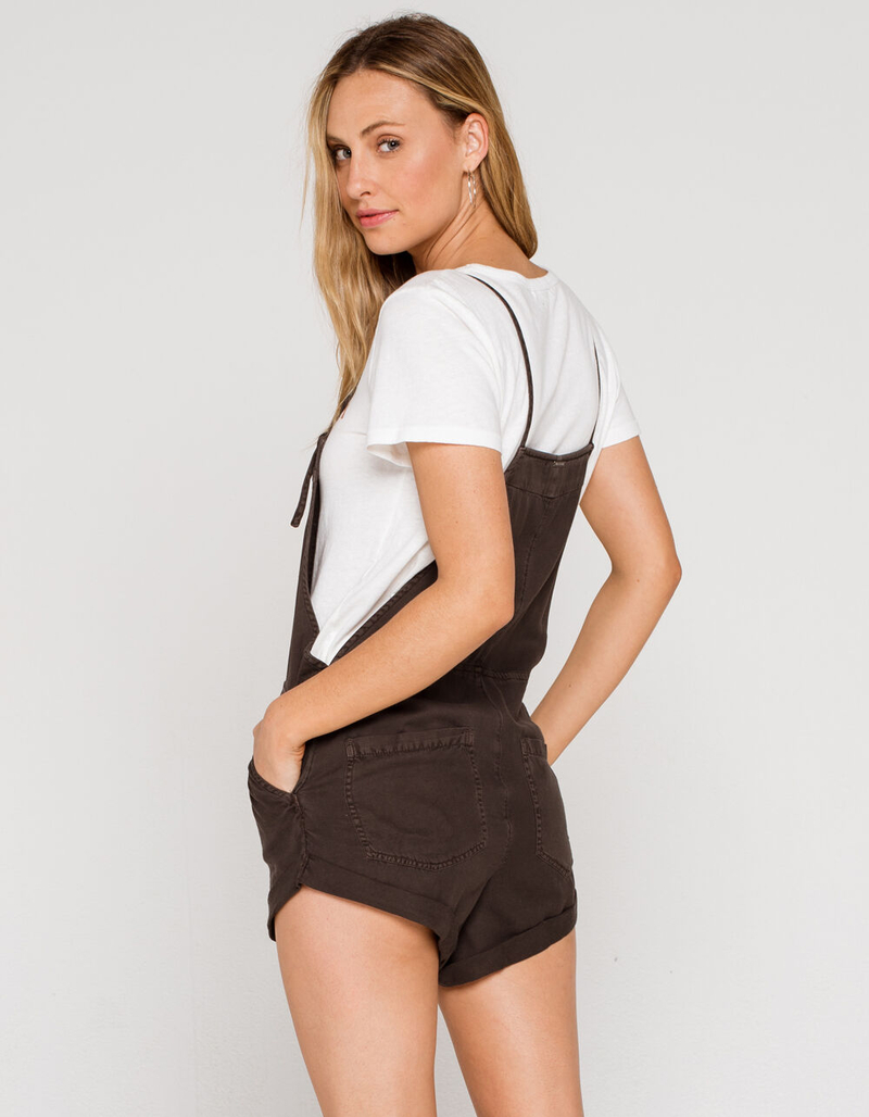 BILLABONG Wild Pursuit Womens Short Overalls - BLACK - S | Tillys