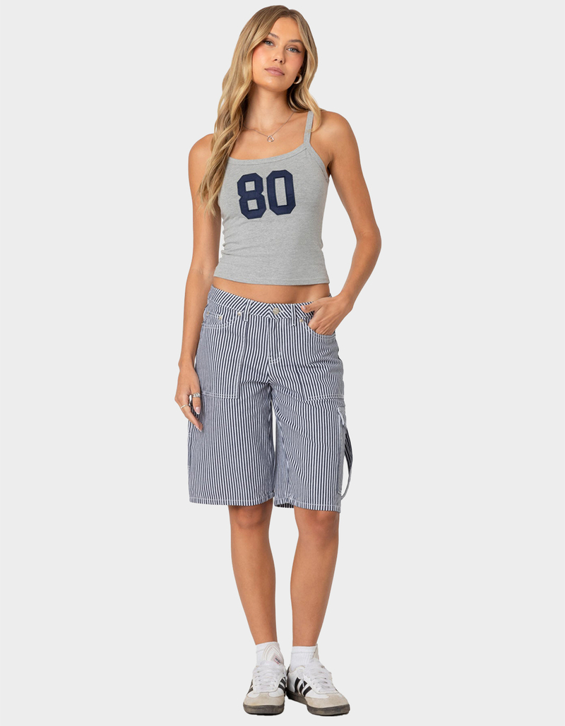 EDIKTED 80's Babe Tank Top - GRAY | Tillys
