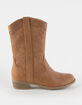 DV By Dolce Vita Lorde Girls Ankle Cowboy Boots - TAN | Tillys